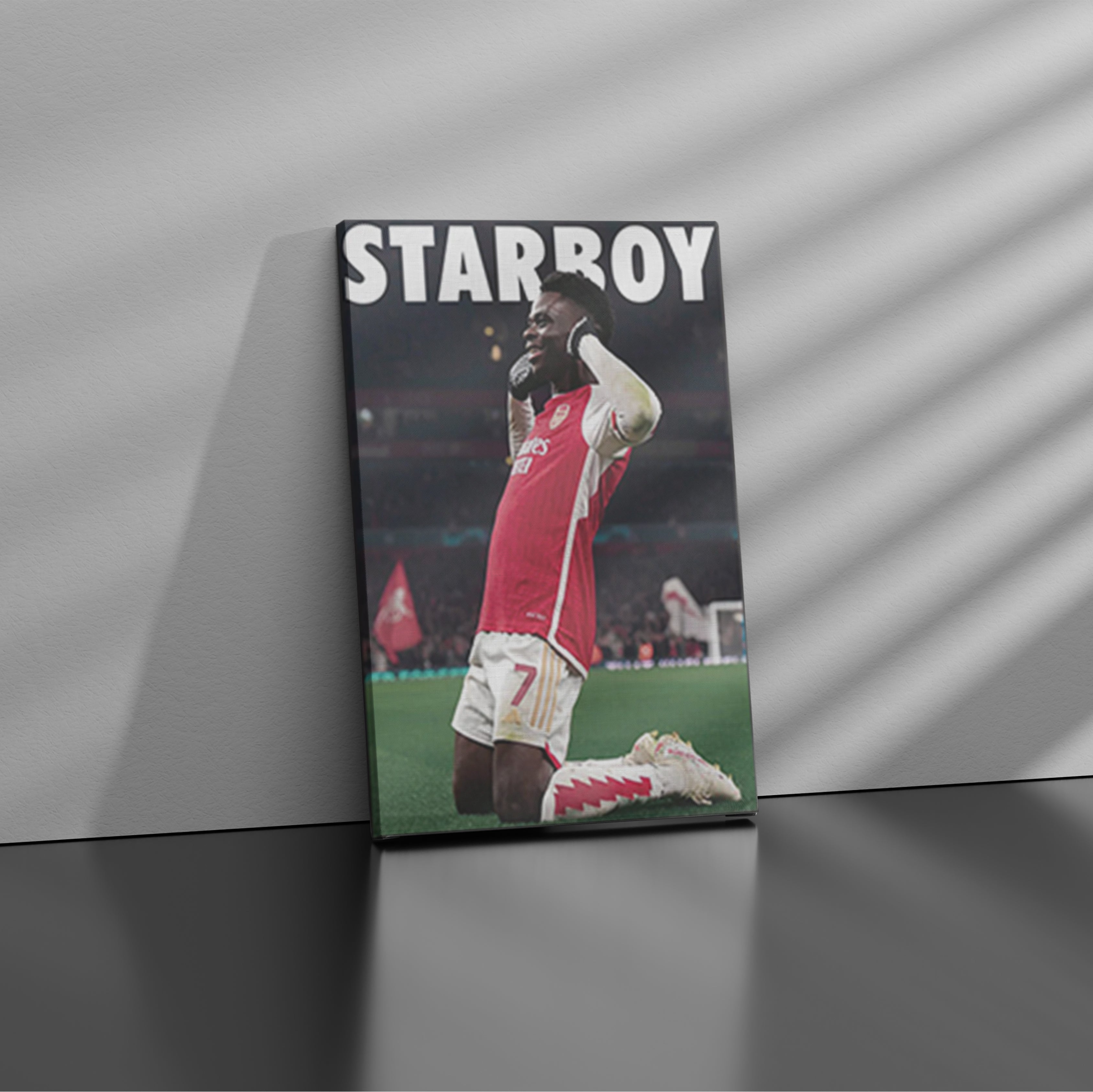 Bukayo Saka "Starboy" - Canvas – Wallstraight