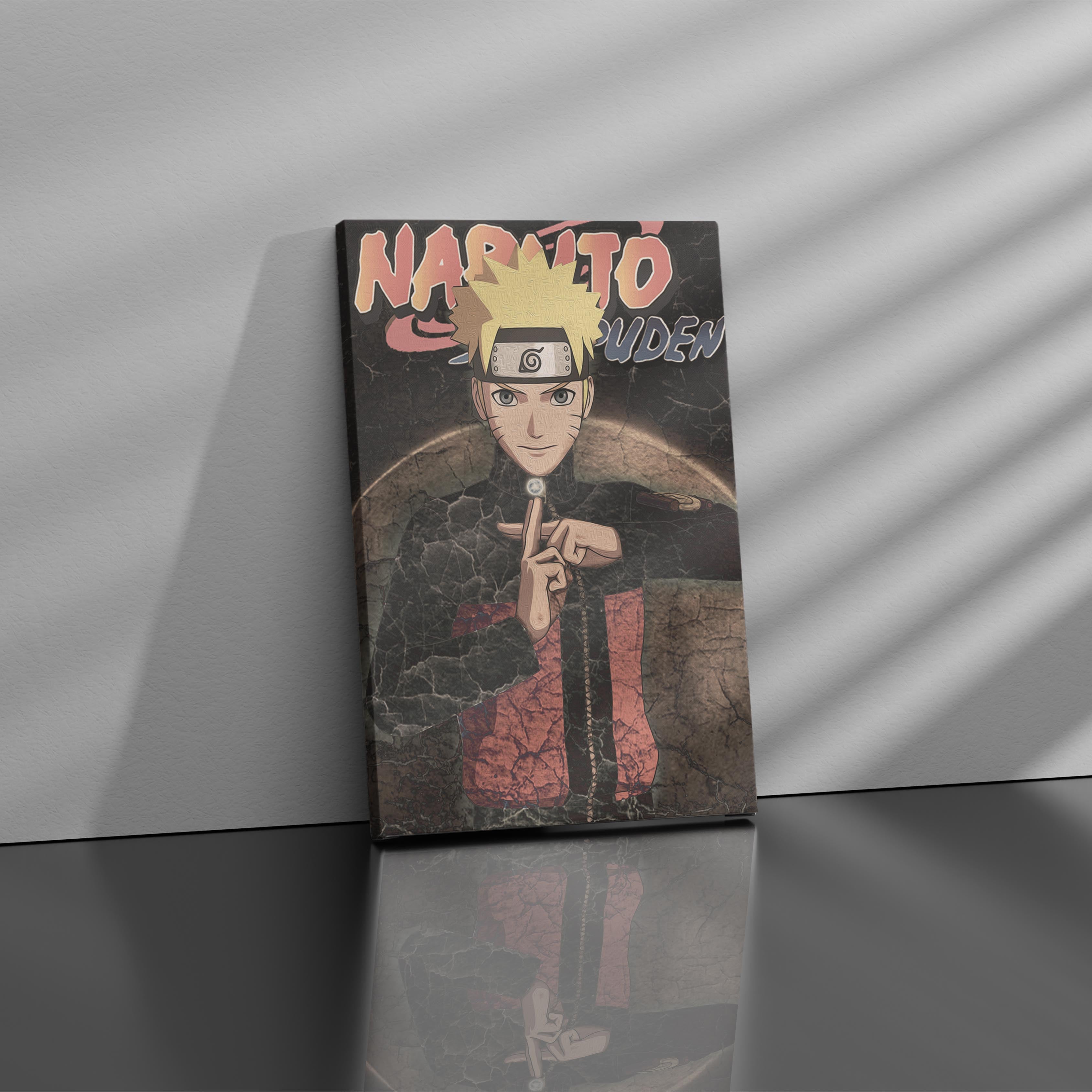 Naruto Shippuden Battle Stance - Naruto - Canvas – Wallstraight